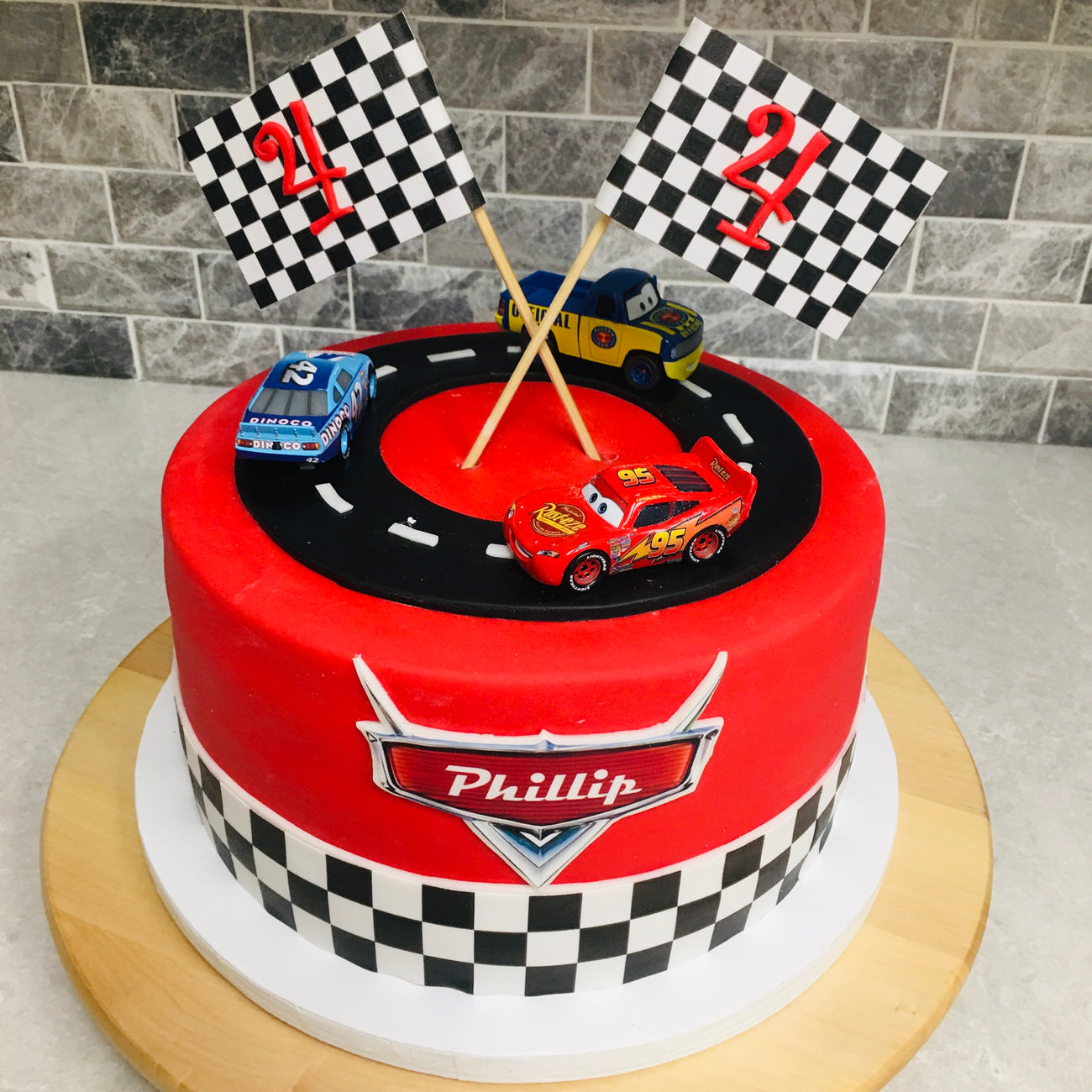 Race car cake template